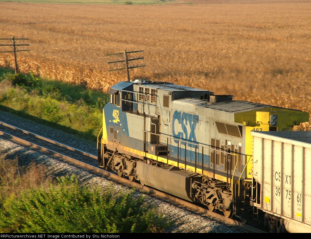 CSX coal train southbound at Lockbourne OH
